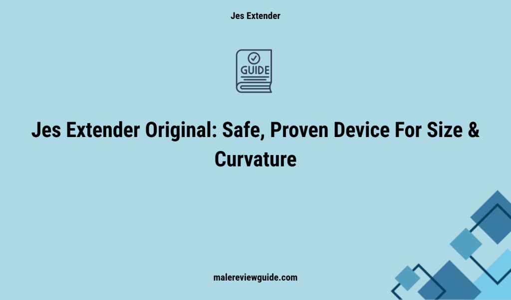 Jes Extender Original: Safe, Proven Device For Size & Curvature